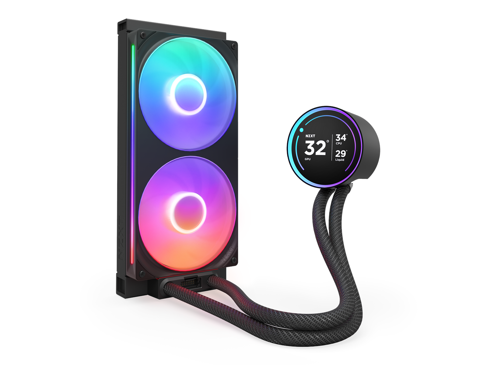 NZXT Kraken Elite RGB V2 280 (2024) - Sort med RGB lys - CPU Vandkøling ...