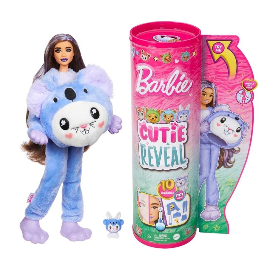 Barbie Cutie Reveal Dragt Kanin Koala | Billig