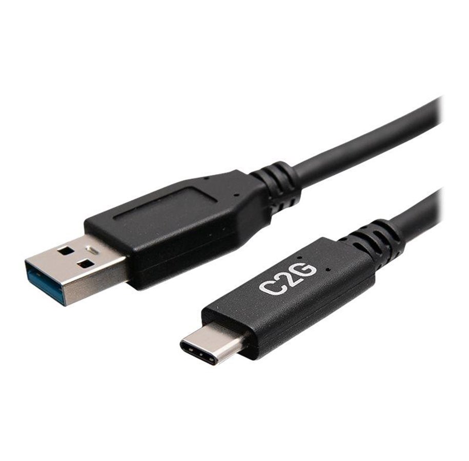C2G 6in USB-C to USB-A SuperSpeed USB 5Gbps Cable M/M - USB-C cable ...