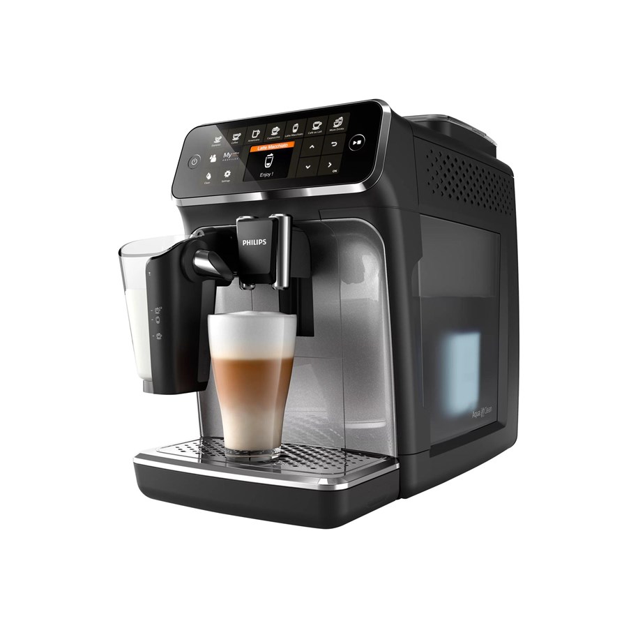 Philips 4300 series EP4346 - automatic coffee machine with milk frother ...